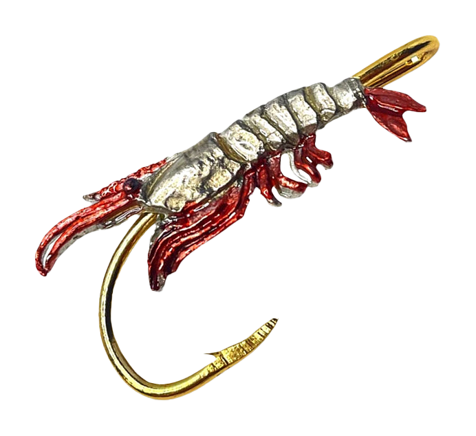 Hookits Shrimp Fishing Hook Hat Pin Clip | Bass Pro Shops